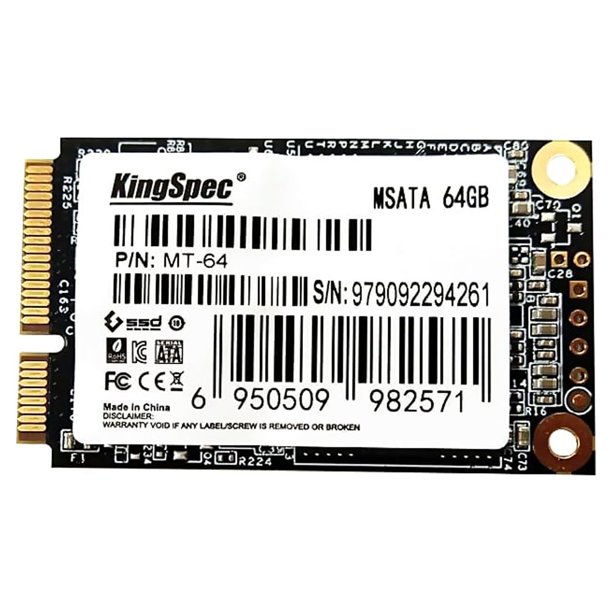 KingSpec MSATA MINI PCI-E 64G MLC Digital Flash SSD Sólido | Walmart en línea