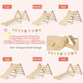 Spaco 3-in-1 Triangular Climbing Toys for Toddlers, Climbing Toys ...