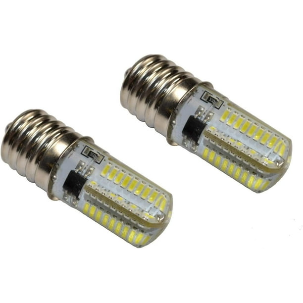 HQRP 2-Pack Screw-In 5/8" Base #2SCW Sewing Machine LED Light Bulbs ...