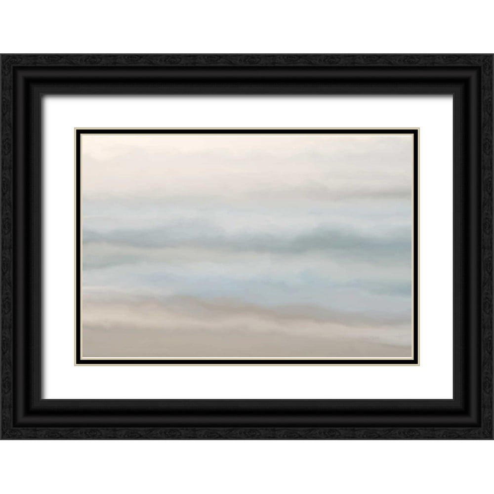 Murdock, Ramona 24x17 Black Ornate Wood Framed with Double Matting ...