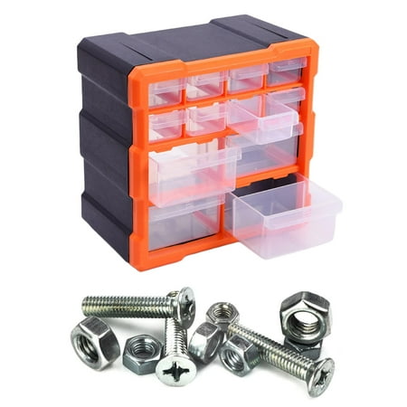 Multi-Grid Tool Box Components Storage Case for Hardware Fastener ...