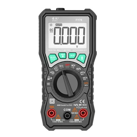 FUYI Digital Multimeter 6000 Count Intelligent Manual Automatic ...