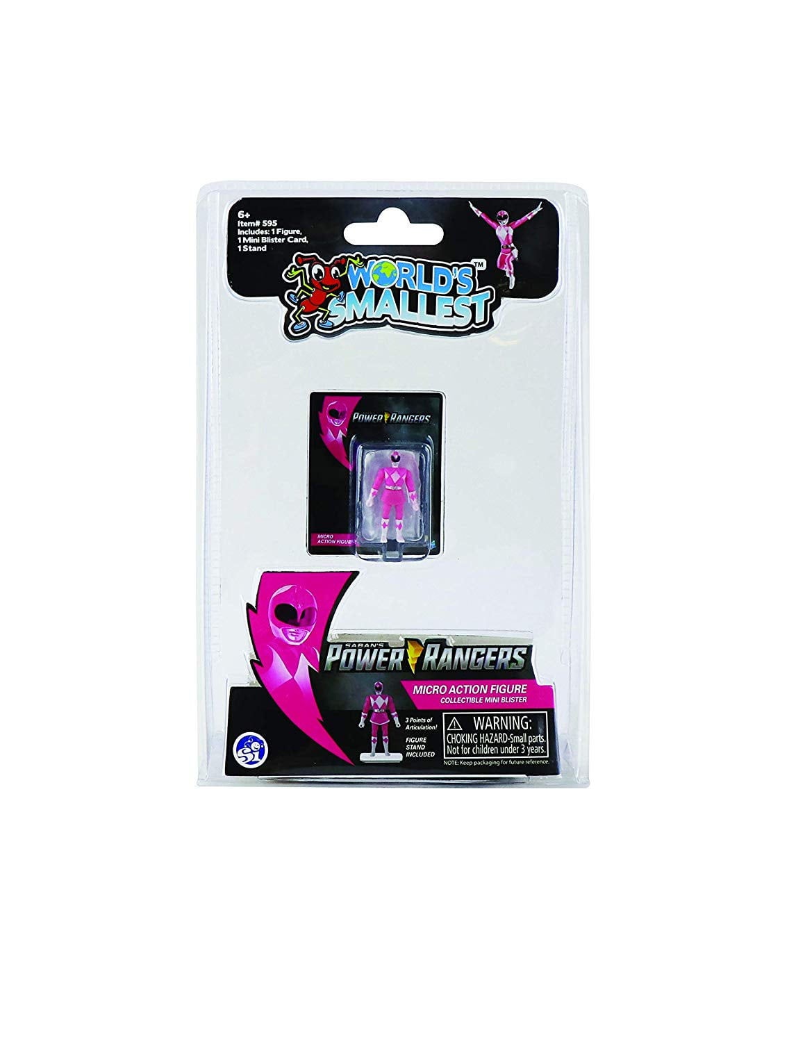 Buy World's Smallest Power Rangers Micro Action Figure - Style will ...