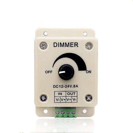Pwm - Dimmer Switch For Led Lamps, Ribbons, Strips, 12v-24v, 8a ...