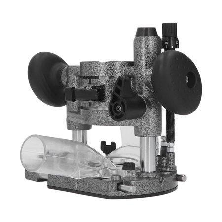 Compact Router Plunge Base, Black Transparent Aluminum Plastic Router ...