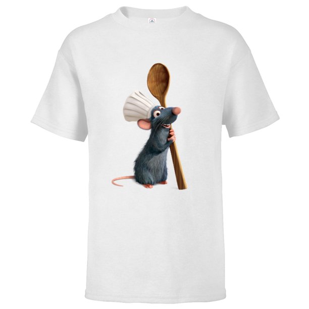 Disney Pixar Ratatouille Chef Remy with Spoon - Short Sleeve T-Shirt ...