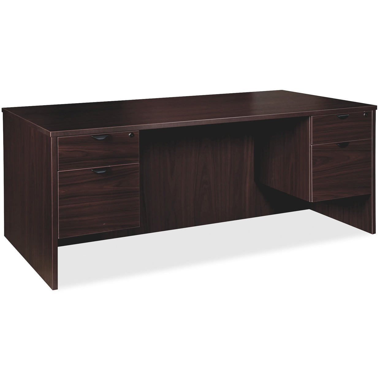 Lorell, LLR79015, Prominence 79000 Series Espresso Pedestal Desk, 1 ...