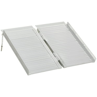 Silver Spring Aluminum Folding Wheelchair Ramp Plus 4' x 29in - Walmart.com