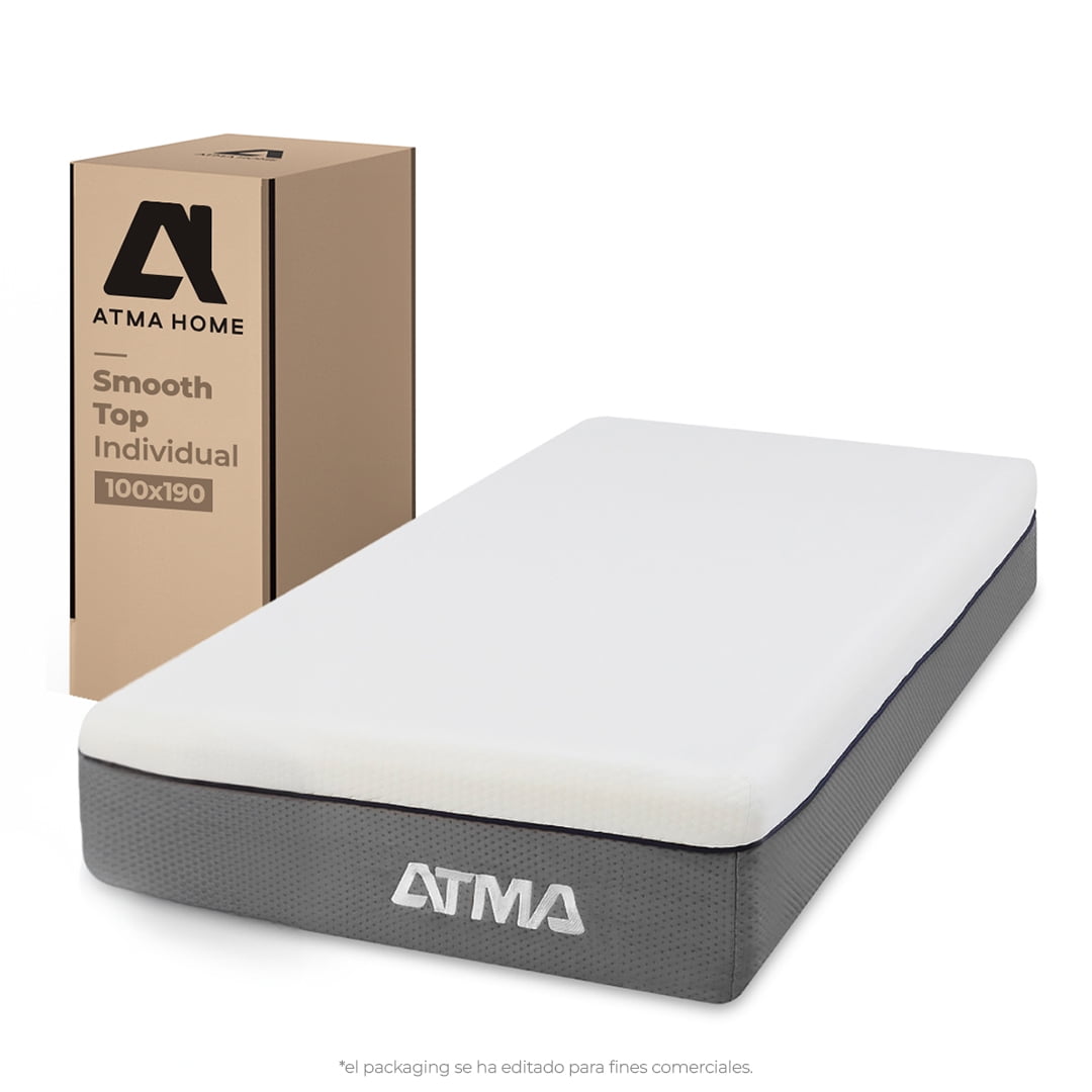 Colchón en Caja Individual Atma SMOOTH TOP Memory Foam Altura 29cm ...