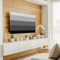 Black Grey Ombre TV Dust Cover,Stretchable TV Screen Desktop Computer ...