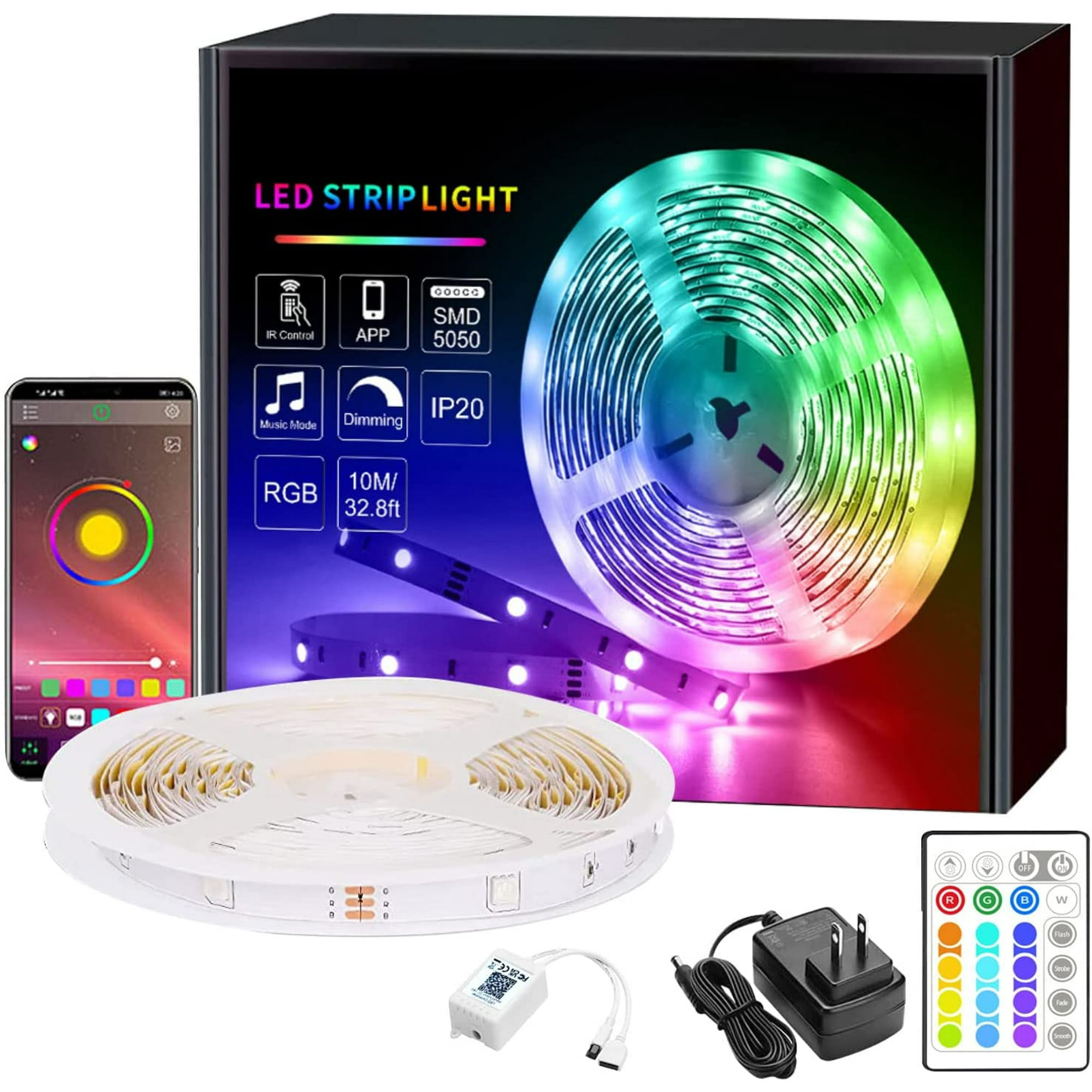 Click here for Biwat-Rgb Led Strip Lights 32.8ft  Smart Light Str... prices