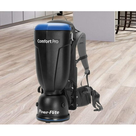 Powr-Flite Comfort Pro 10 Qt. Backpack Vacuum with Premium Toolkit ...