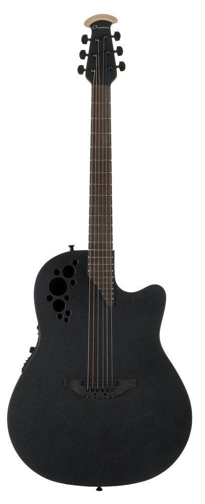 Ovation Pro Series Elite TX Acoustic Electric Guitar - Black Textured ...