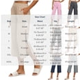 Recovery Pants For Women Classic Casual With Pockets Cropped Capri ...