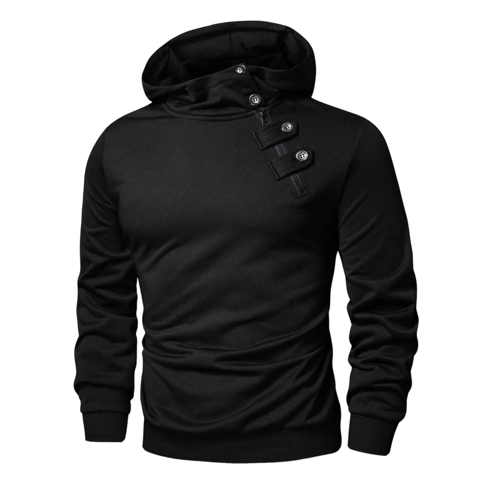 Click here for Jmyhoam Hoodies For Men Men Solid-Color Casual Loo... prices