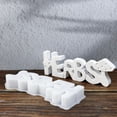 Candle Molds Letters with Mushroom Castings Molds Epoxy Resin Molds ...