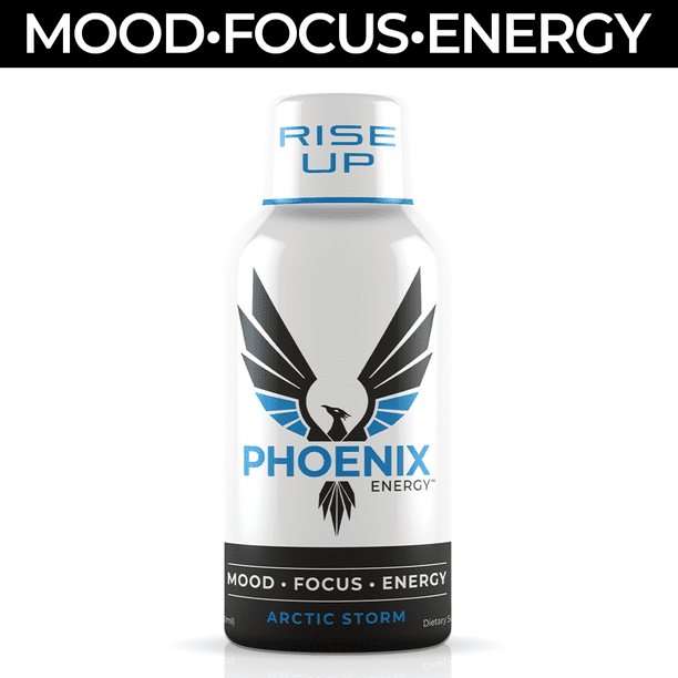 Phoenix Energy Arctic Storm MOOD*FOCUS*ENERGY 2oz Shot - Walmart.com ...