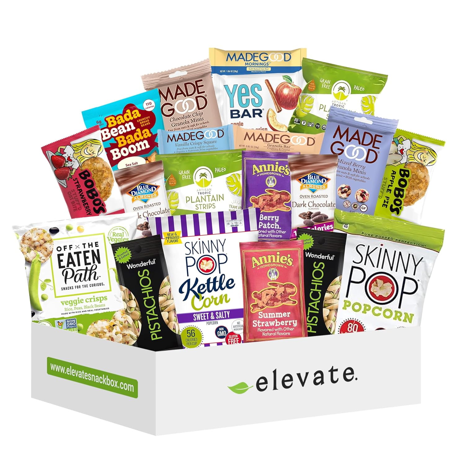 Premium Vegan, Gluten Free Healthy Snack Box: A Mix Of 20 Individually ...