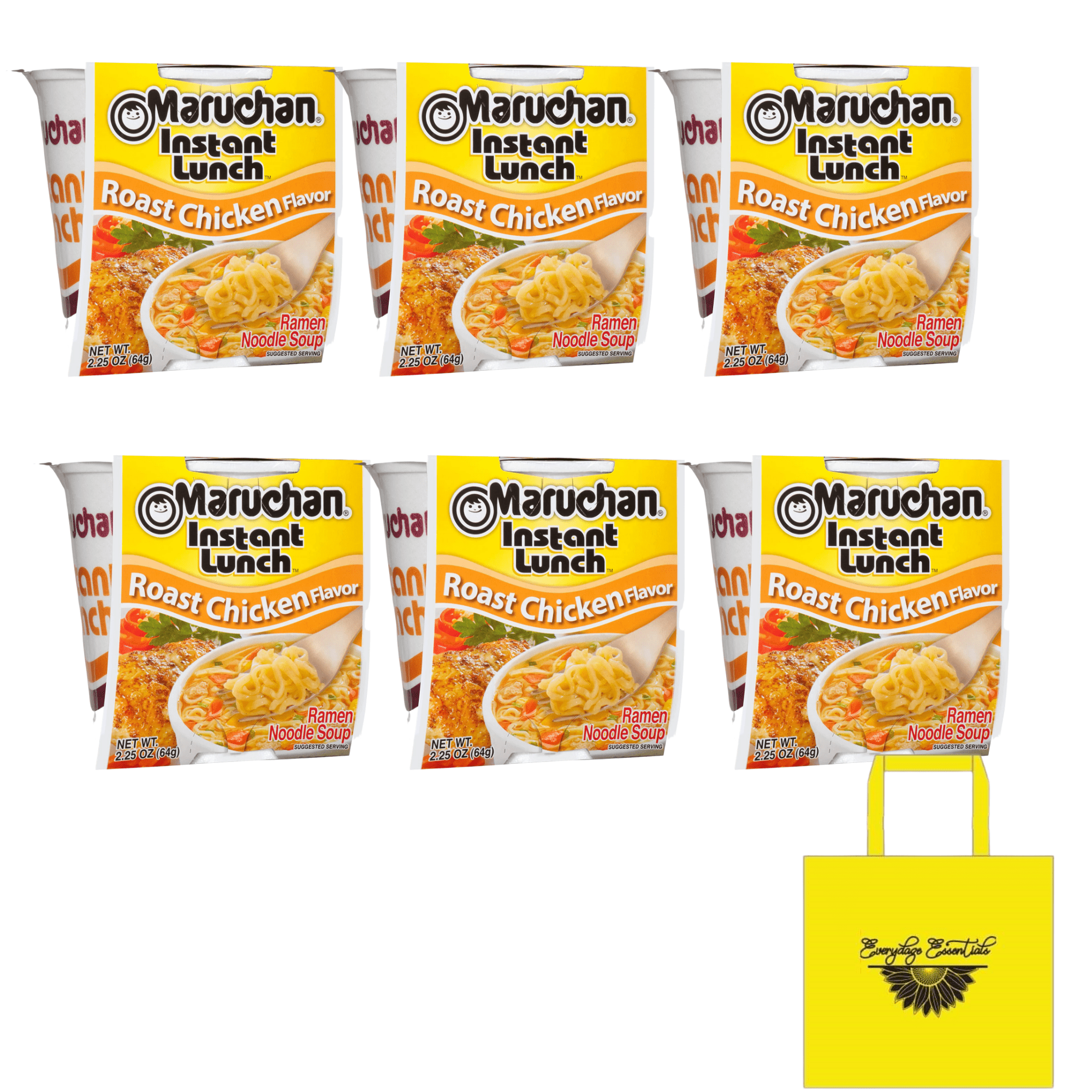 Instant Lunch Roast Chicken Flavor Noodles 2.25ounce (6 Count) Just add ...
