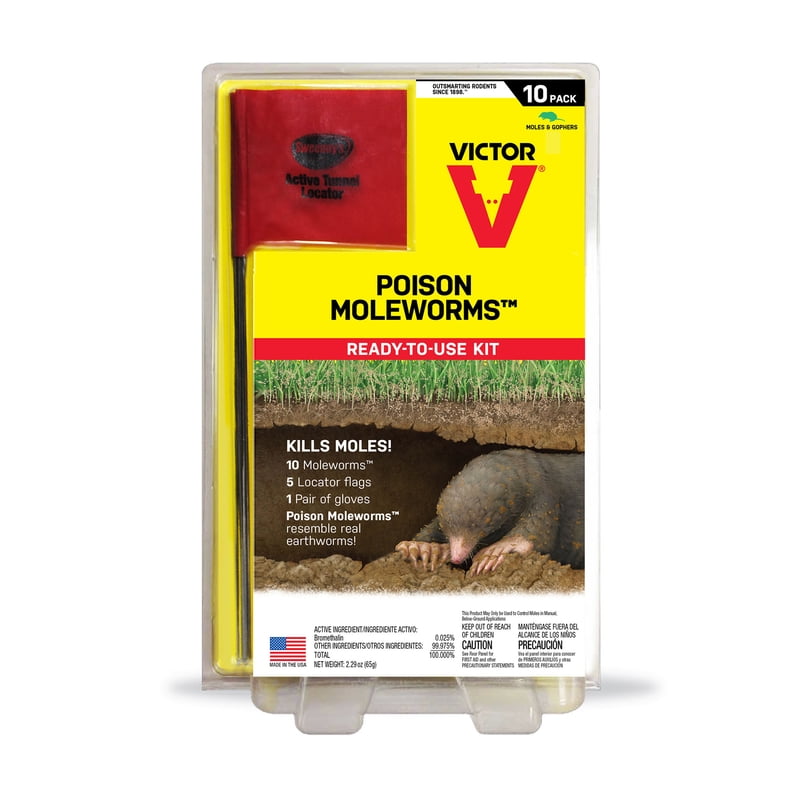 Victor Bait Worms For Gophers and Moles 10 pk - Walmart.com - Walmart.com