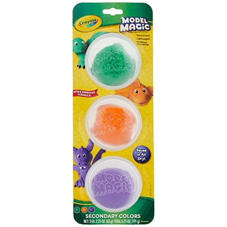 Crayola Model Magic, Secondary Colors, Alternative to Modeling Clay ...