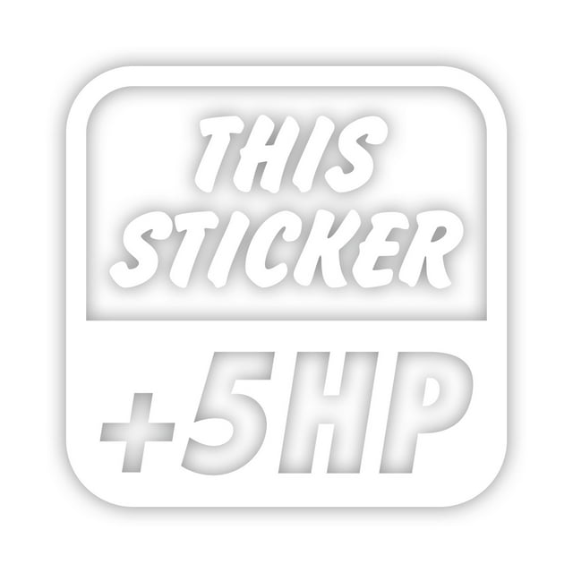 This Sticker +5 HP Sticker Decal Die Cut - Self Adhesive Vinyl ...