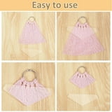6Pcs Acrylic Macrame Cutting Template Fringe Guides Macrame Fringe ...