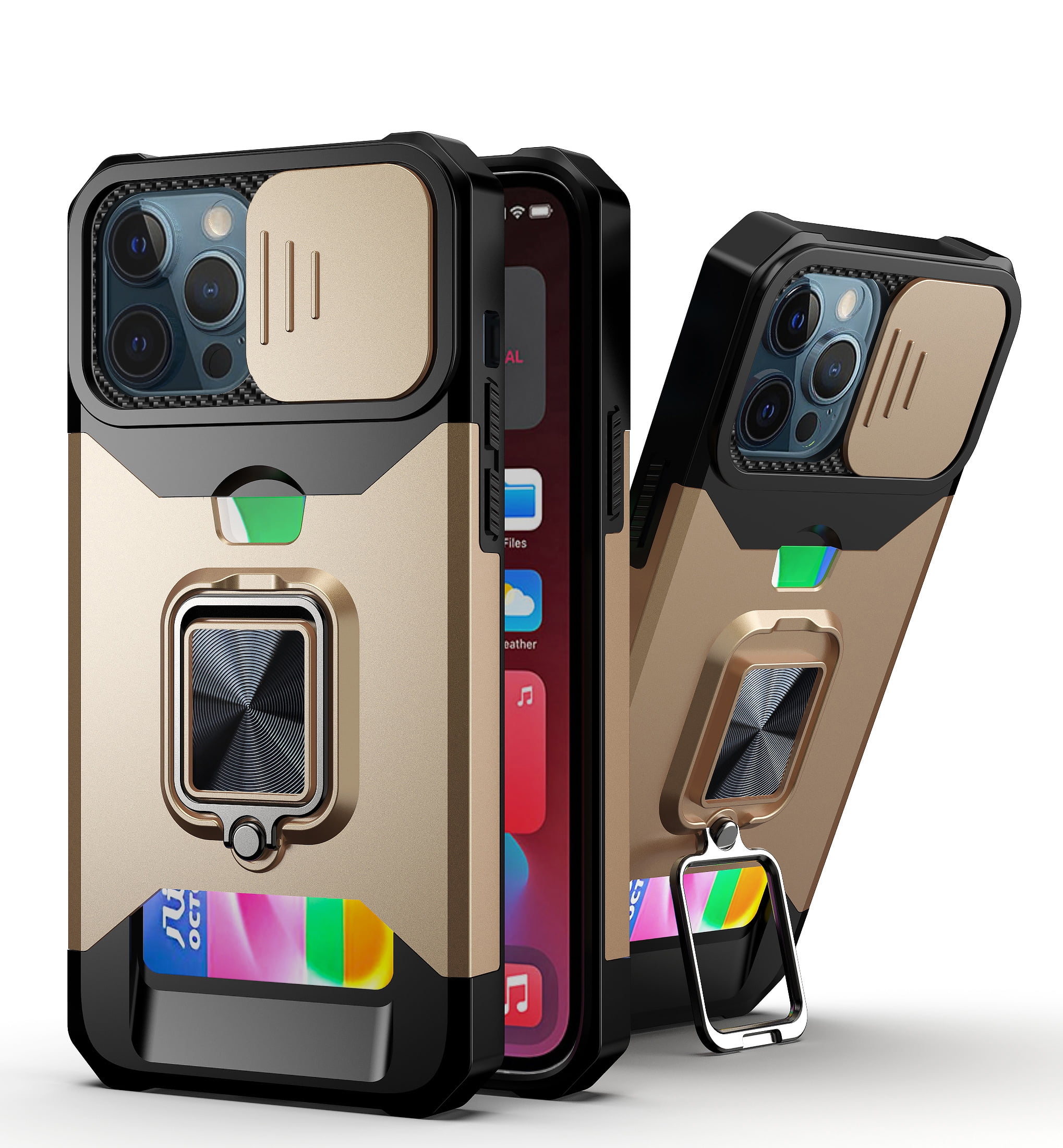 TECH CIRCLE Phone Case for iPhone 13 Pro (6.1 Inch) - [Sliding Cover ...