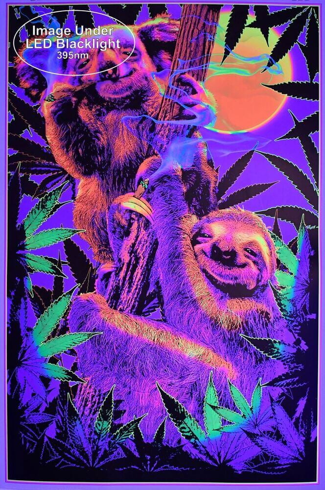 Black Light Posters Weed