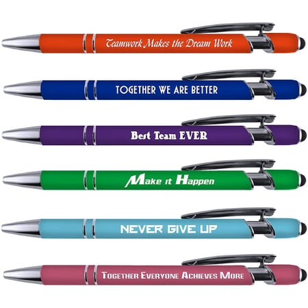 Greeting Pen Team Building and Employee Appreciation Pen Sets with Soft ...