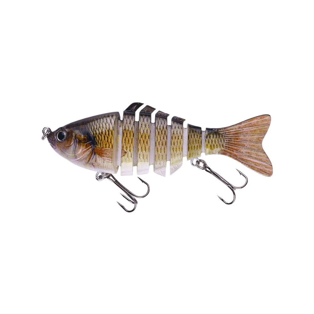 Lifelike Bionic 3D Multi-Jointed Fish Hard Bait for Freshwater ...