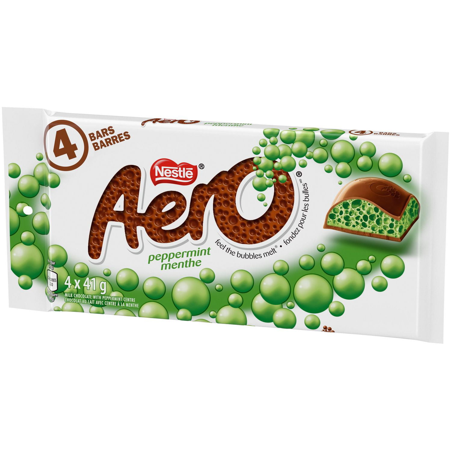 An Aero Peppermint (Aero Mint) Chocolate Bar, Produced By Canadian ...