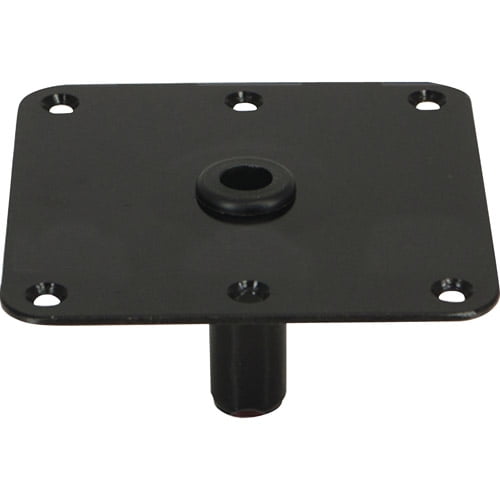 Springfield King-Pin 7" x 7" Threaded Square Steel Base, E-Coat Finish ...