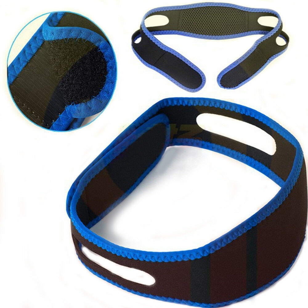 Adjustable Anti-Snoring Stop Snoring Sleep Apnea Chin Strap Snore ...