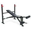 CAP Strength Deluxe Weight Bench - 500lb Capacity - Home Gym - Walmart.com