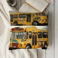9" Large Bright Yellow School Bus, Pull Back Light Up and Sounds Die ...
