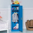 Costway 48'' Child Safe Metal Locker: Single Tier for Bedroom, Daycare ...