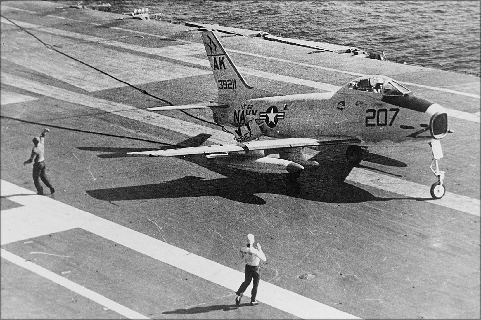 24"x36" Gallery Poster, North American FJ-3M Fury (VF-62) Boomerangs ...