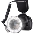 Natural Light Rings Flashes For DSLR 7 Adjustable Brightness Levels LCD ...