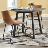 Vitesse 18 inch PU Faux Leather High Bar Stool Set for Kitchen Island ...