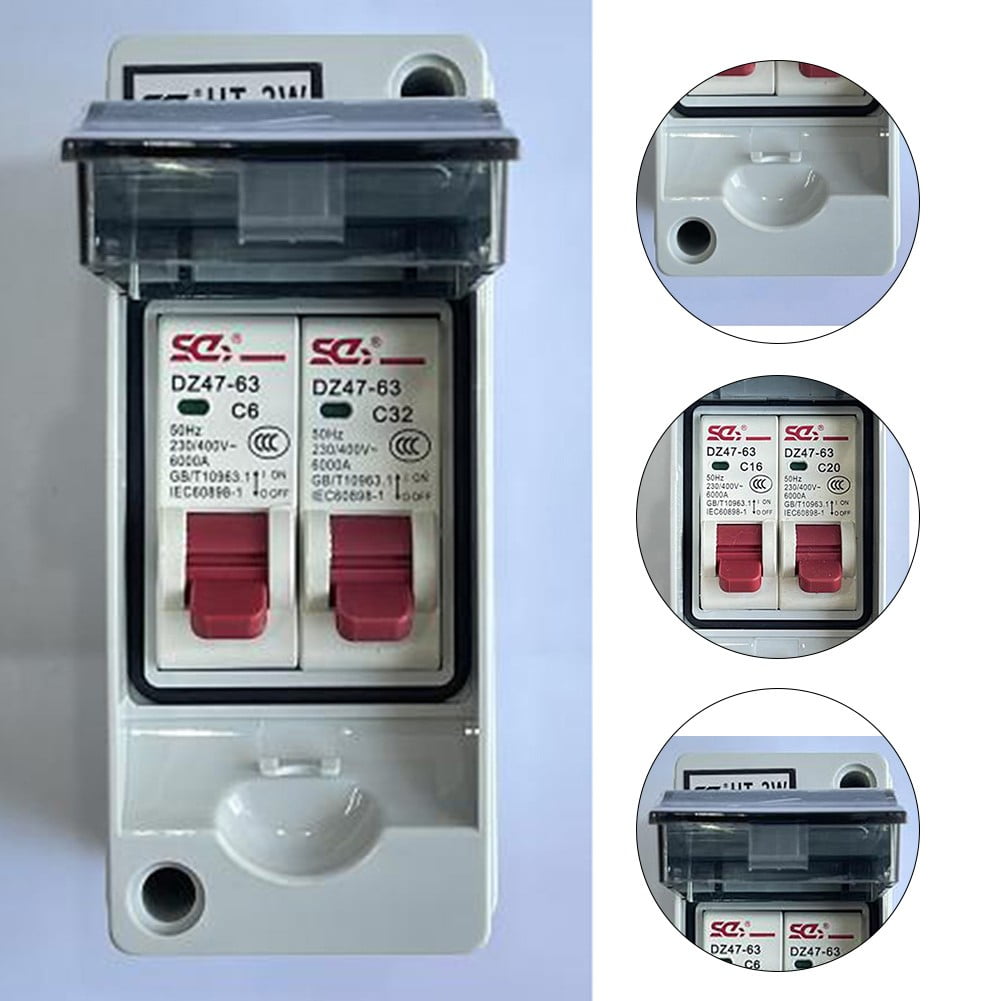 2-Way Garage Mini Consumption Unit Type C Multiple combinations 2 MCB ...