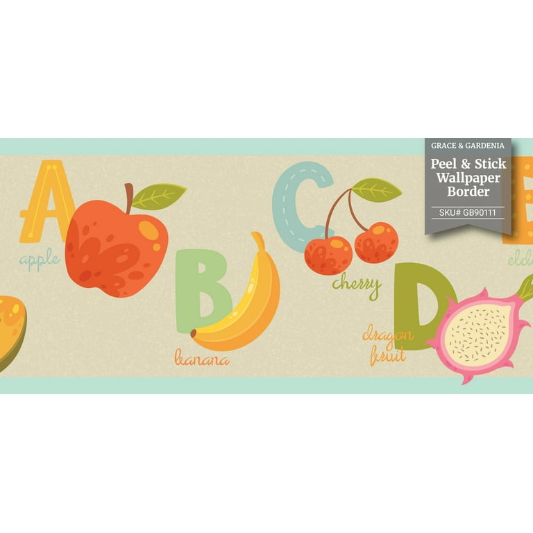 Alphabet Wallpaper Border
