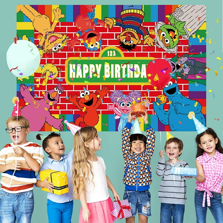 Sesame Street Backdrop