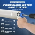 Ikoopy Inside PVC Pipe Cutter Set Aluminum Alloy Internal Pipe Cutter ...