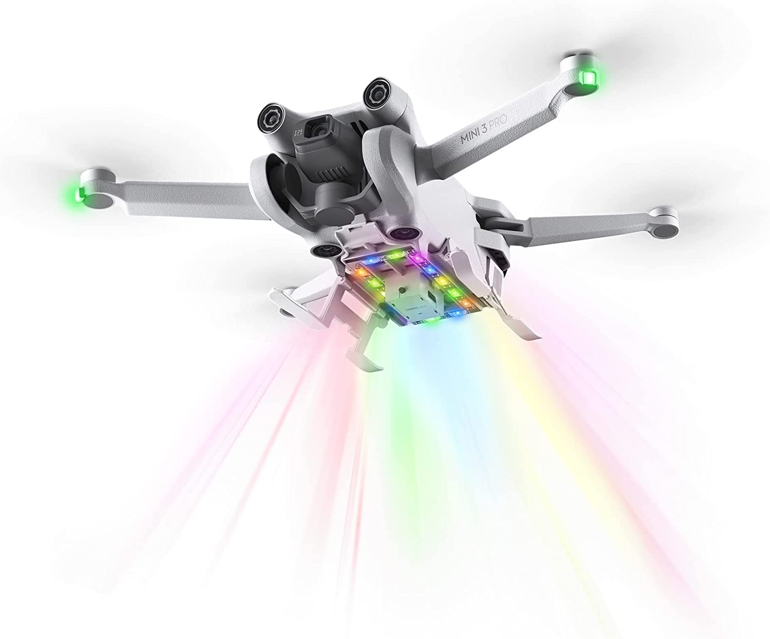 Mini 3 Pro Led Lights Landing Gear, Foldable Flash Colorful Rainbow ...