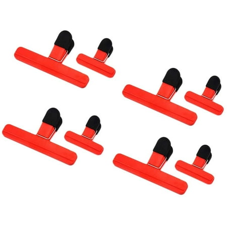 XICEN 8 Pieces Large Chip Bag Clips Heavy Duty Food Sealing Clip ...