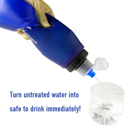 Foldable Flexible Soft Flask Water Filter Bag Bladder Water Filtration ...
