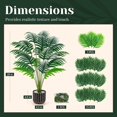 28" Palm Tree Large Artificial Potted Indoor for Porch Patio Living ...