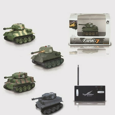 RC Tank Car Radio Remote Control Micro Tank Simulation Remote Control ...