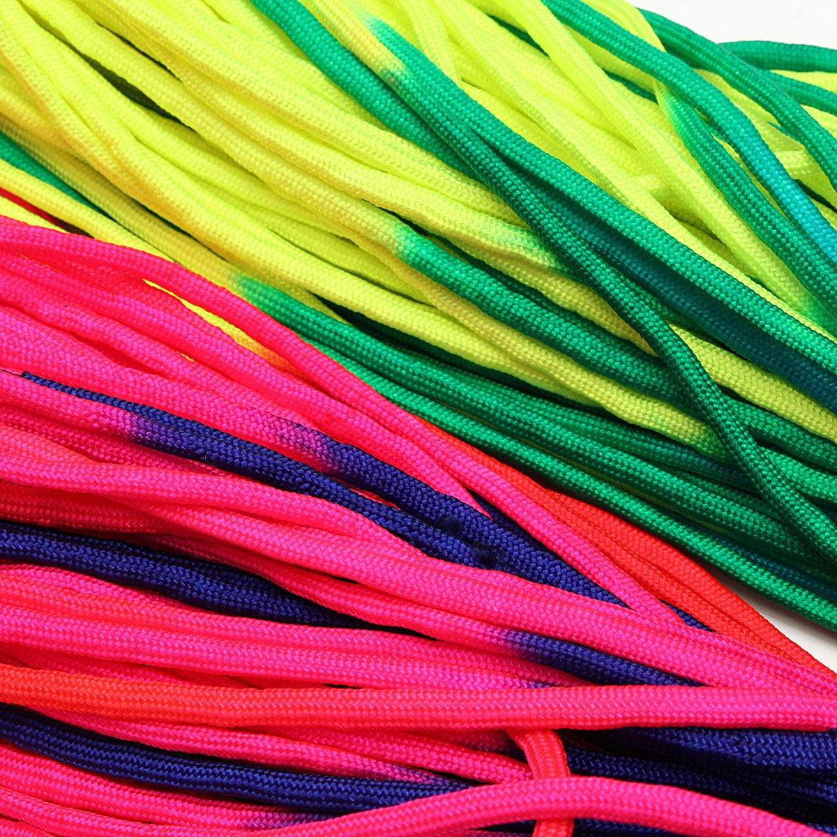 550 Paracord 7 Strands Rainbow Rope Parachute Cord Camping Hiking 100ft ...